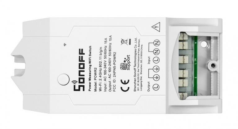 Sonoff Pow R2: interruttore WiFi e misuratore energia elettrica consumata