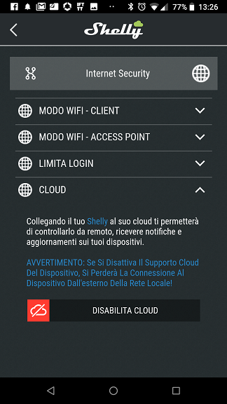 Shelly Cloud App: guida completa in italiano per dispositivi Shelly