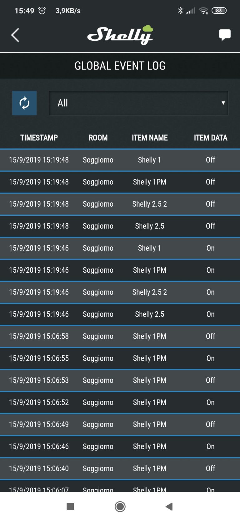 Shelly Cloud App: guida completa in italiano per dispositivi Shelly ...