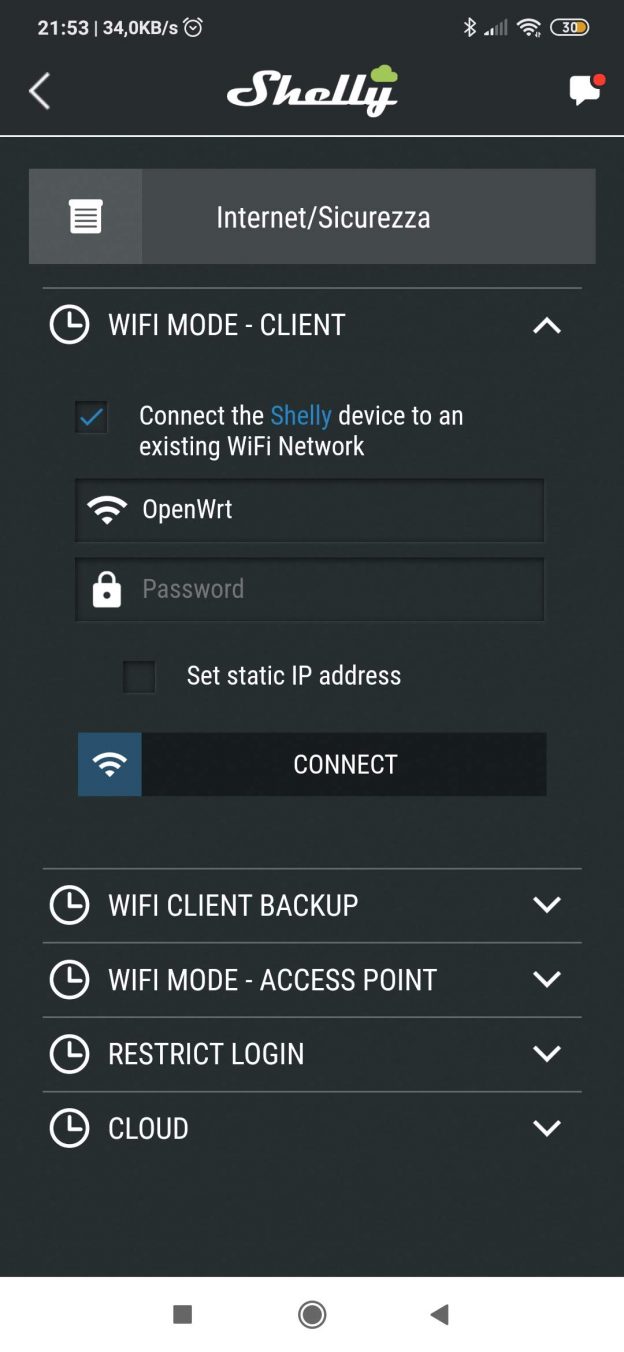 Shelly Cloud App: guida completa in italiano per dispositivi Shelly