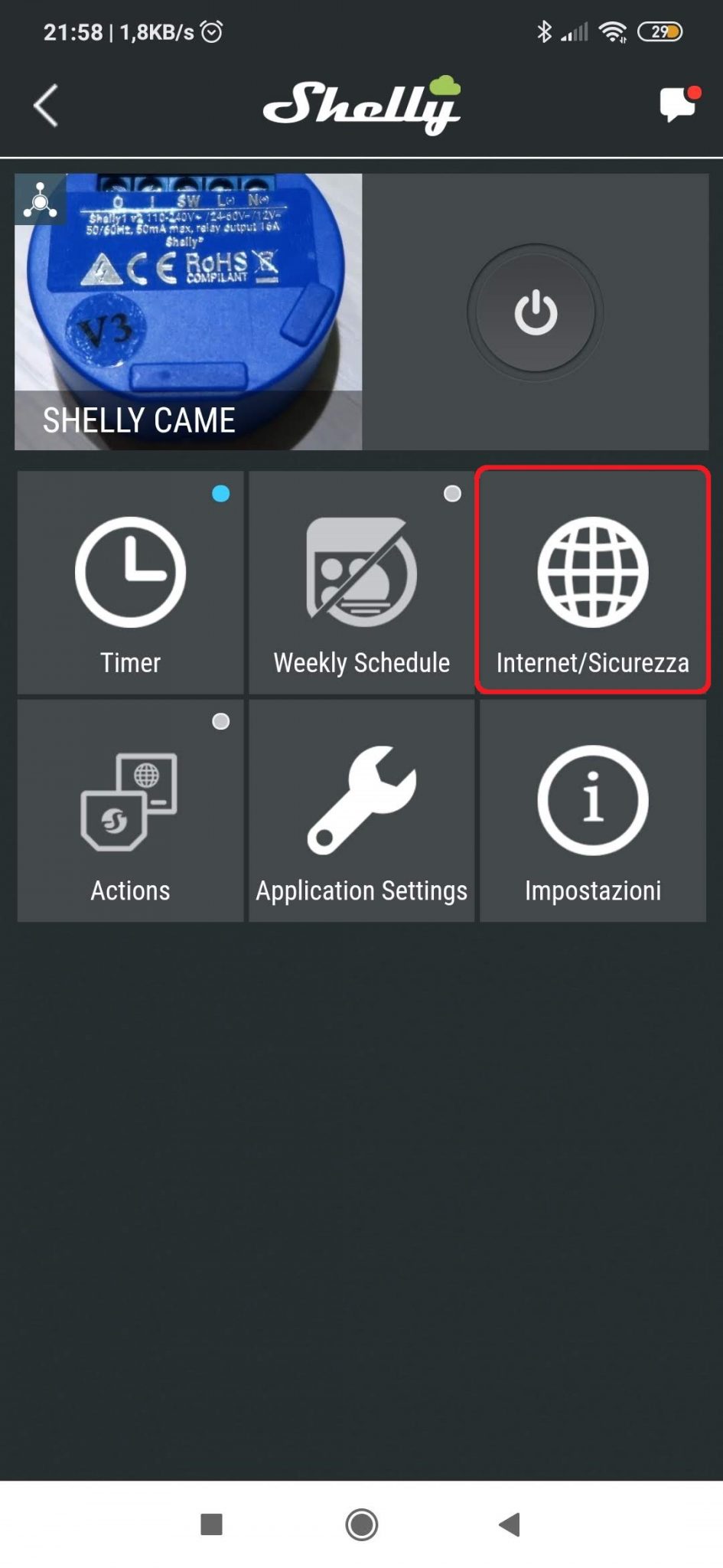 Shelly Cloud App: guida completa in italiano per dispositivi Shelly