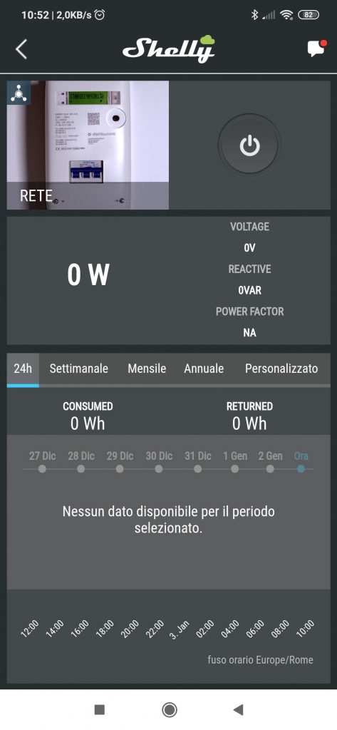 Shelly EM: monitoraggio, controllo e gestione carichi prioritari e ...