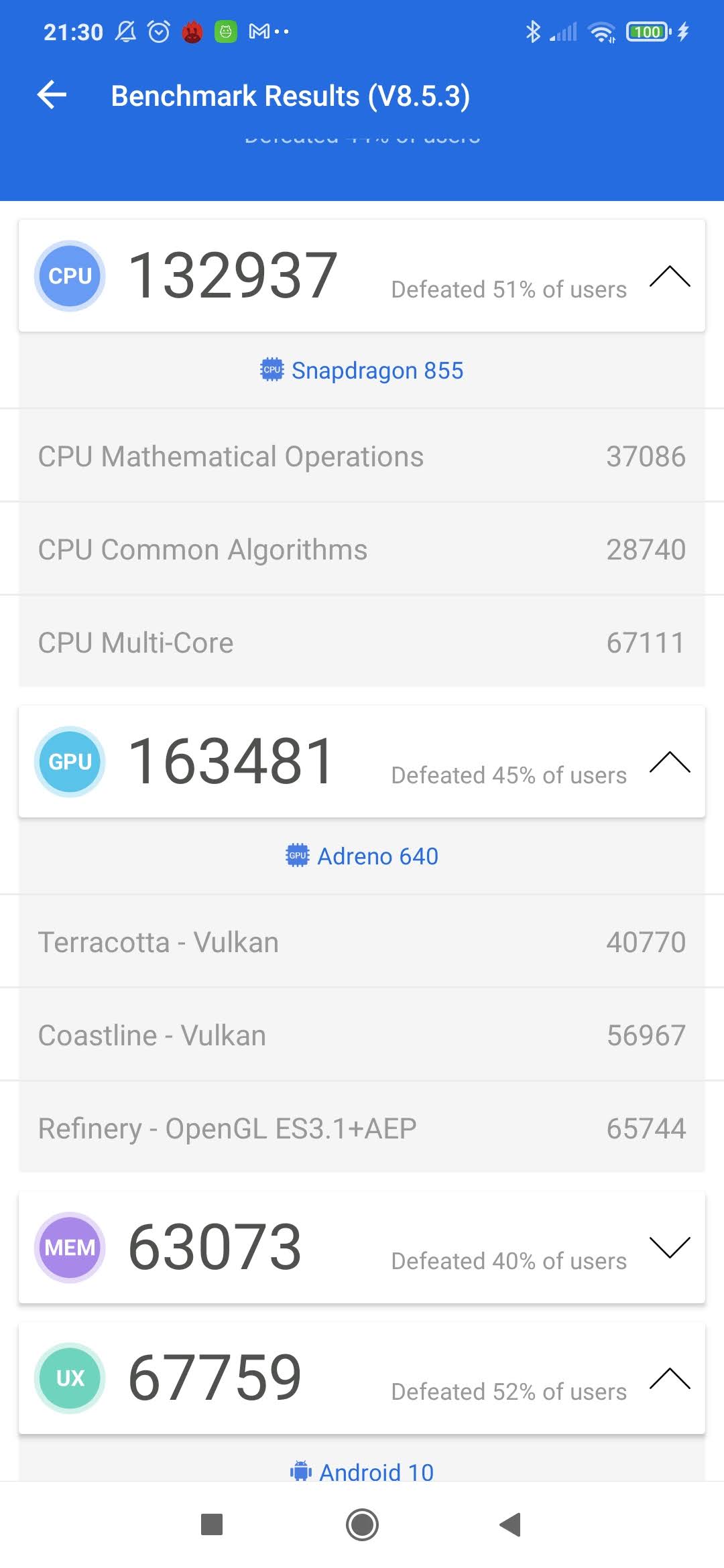 AnTuTu benchmark smartphone confronto per punteggio Android e iPhone ...