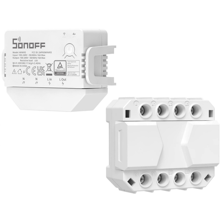 Shelly 1L vs Sonoff Mini R3 + S-MATE vs Sonoff ZBMINI-L: interruttore ...