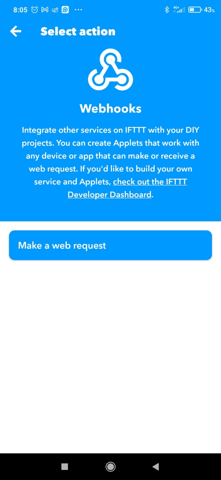 Shelly Cloud Control API: usare IFTTT con Webhooks - La mia Casa Elettrica