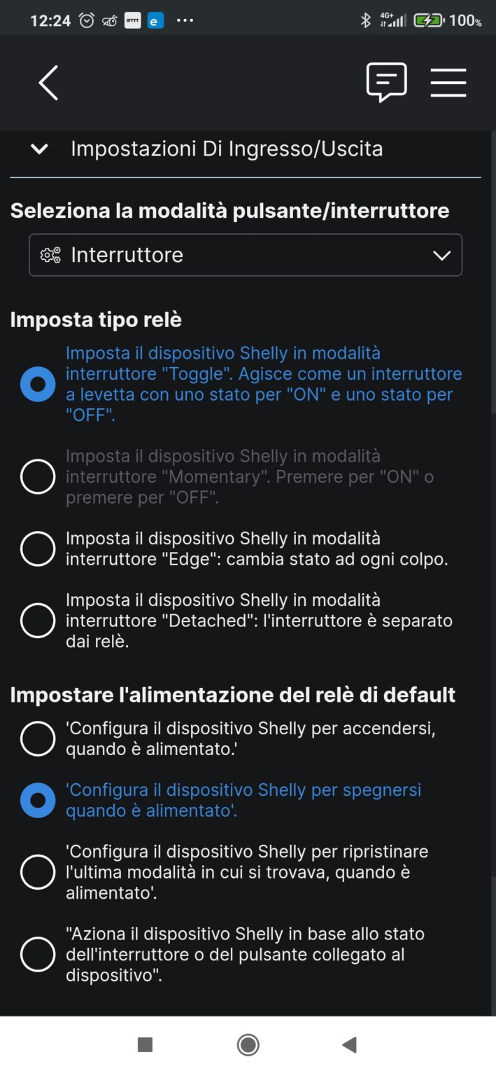 Shelly 1 Plus guida completa interruttore WiFi contatto pulito