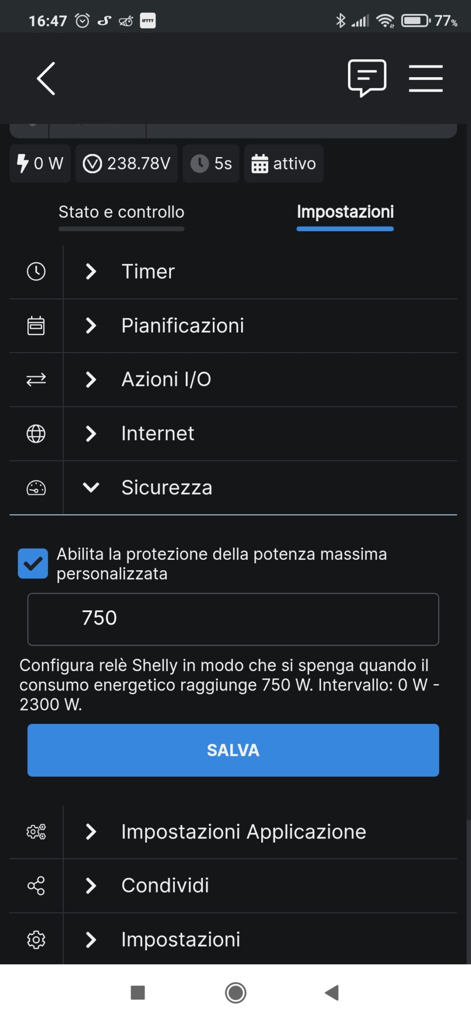 Shelly 2.5 schema e manuale in italiano: Alexa, deviatore, interruttore